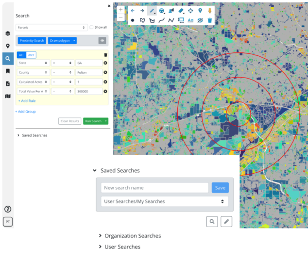 GIS Mapping Software for Local Land Searches | Latapult